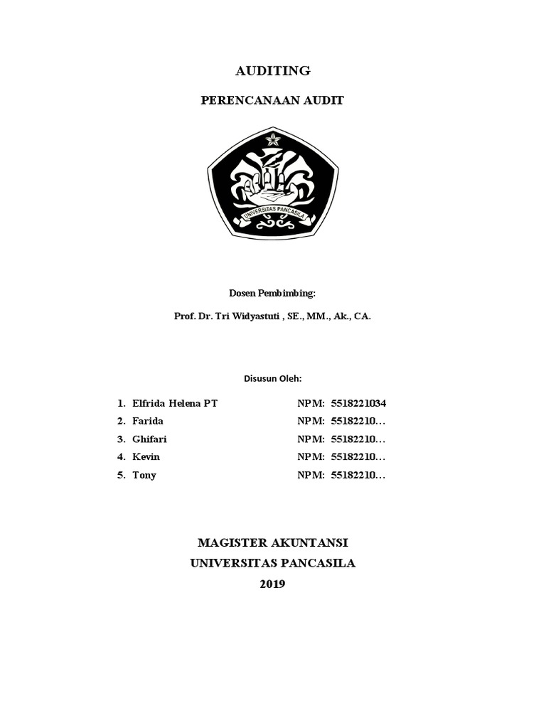Perencanaan Audit: Langkah dan Strategi | PDF | Pengelolaan Keuangan & Uang