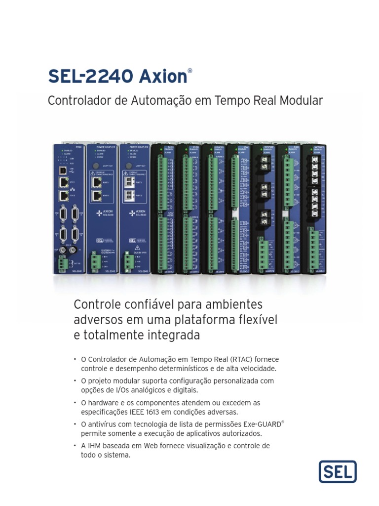 Sel 2240 Controle de Automação em Tempo Real Modular | PDF | Rede de ...