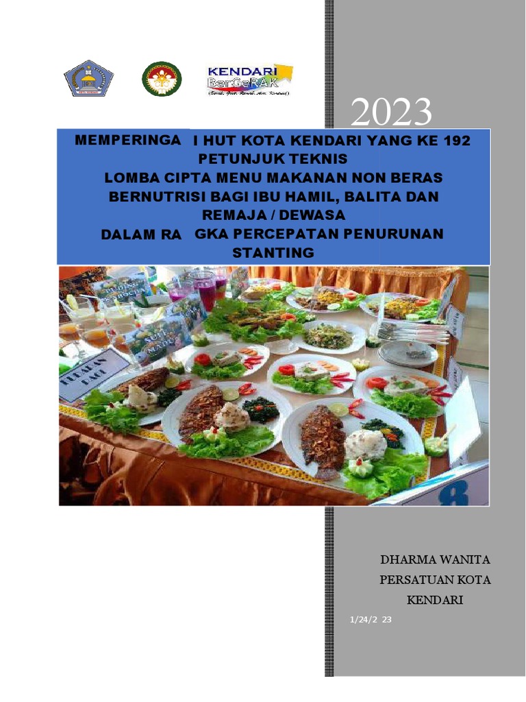 Lomba Cipta Menu Non Beras - I | PDF