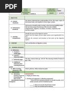 The A To J Lesson Plan | PDF | Digestion | Gastrointestinal Tract