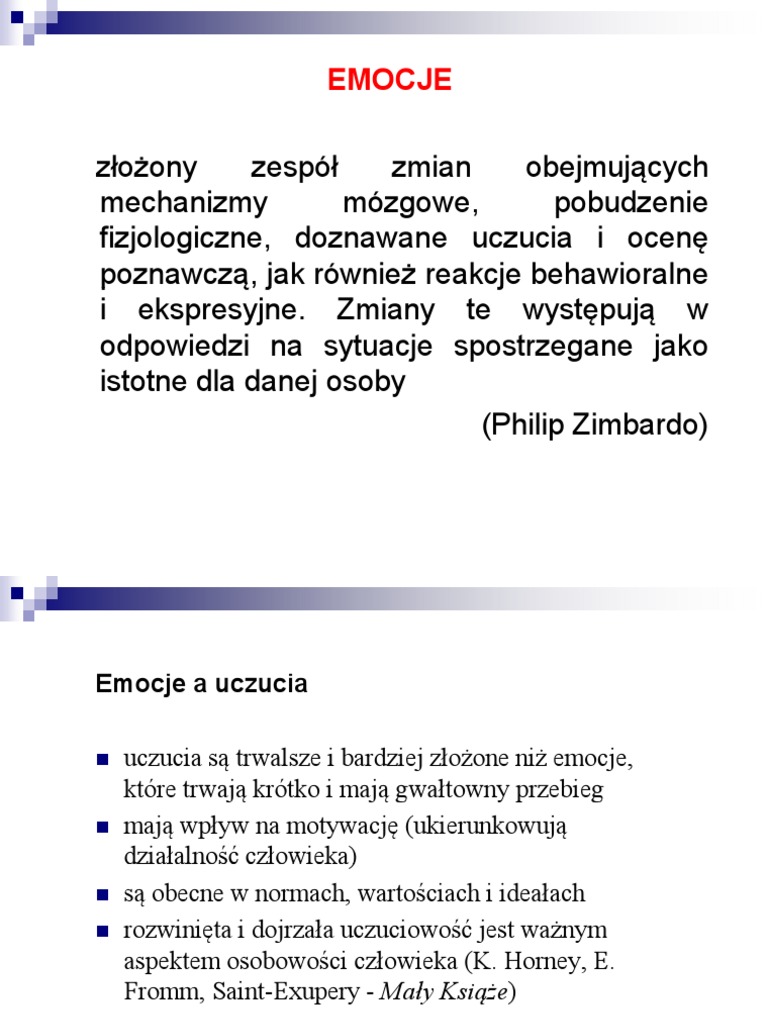 Emocje I Stres PDF | PDF