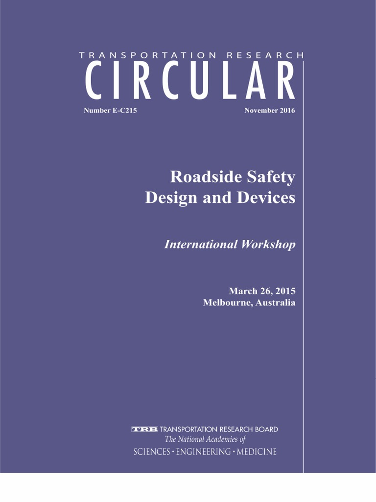 Roadside Sadety Design and Devices - 2015 - Transportation Research ...