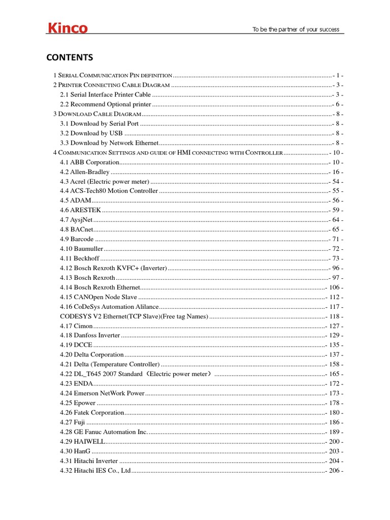 HMI and PLC Connecting Guide | PDF | Printer (Computing) | Programmable ...
