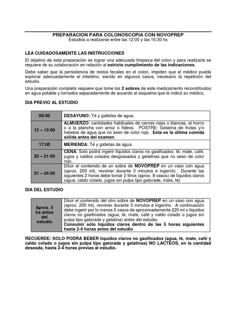 Preparacion Standard Novoprep T | PDF