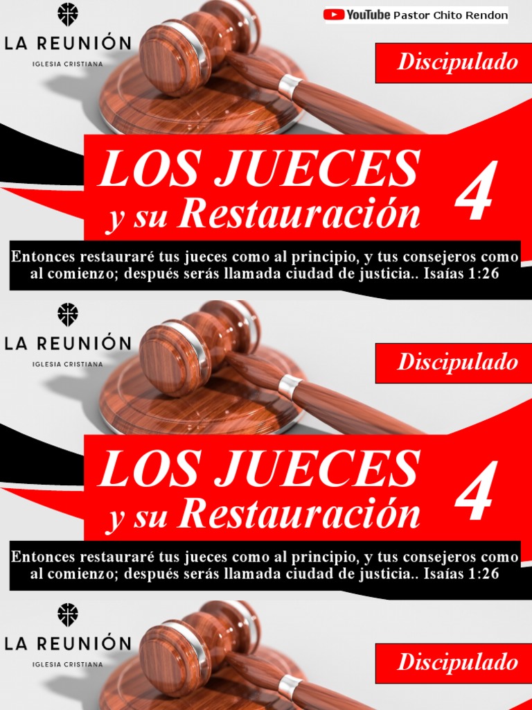 Los Jueces y Su Restauración 4 | PDF | Sansón | Libros de la Biblia hebrea
