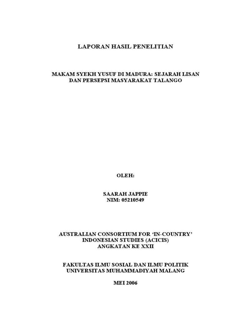 JAPPIE Saarah | PDF