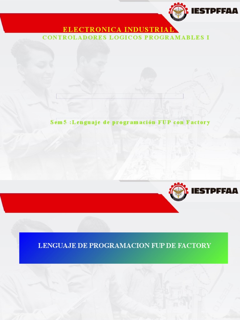 Sem 5 Lenguaje FUP Factory | PDF | Controlador lógico programable | Programación de computadoras
