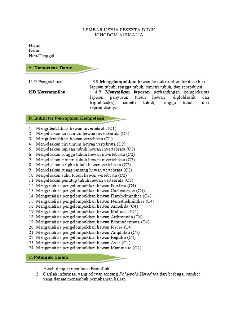 LKPD Siklus 1 Dan 2 280323 | PDF