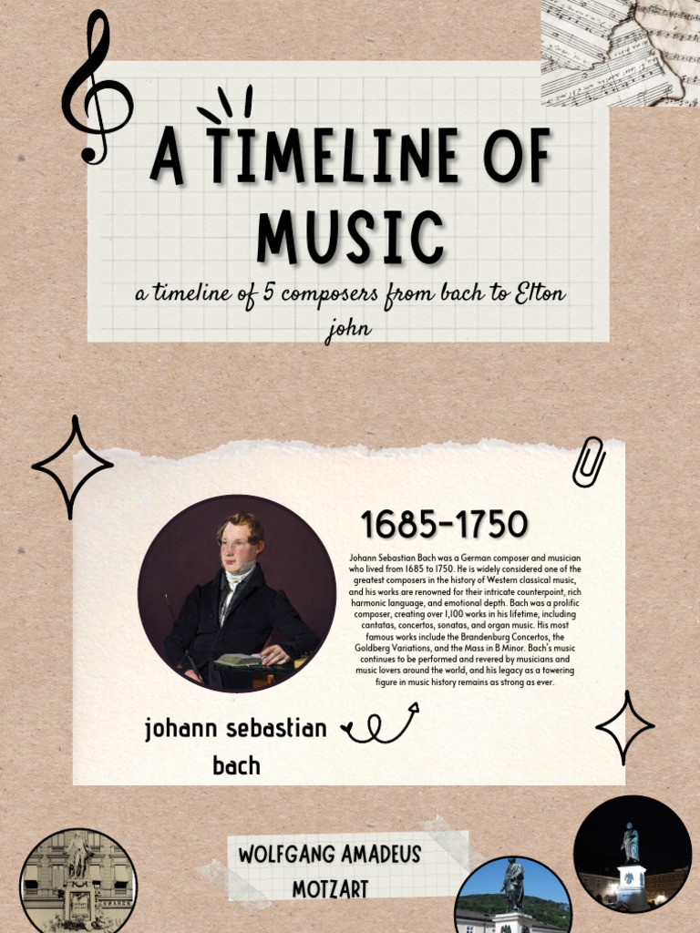 The Timeline of Music | PDF | Johann Sebastian Bach | Wolfgang Amadeus ...