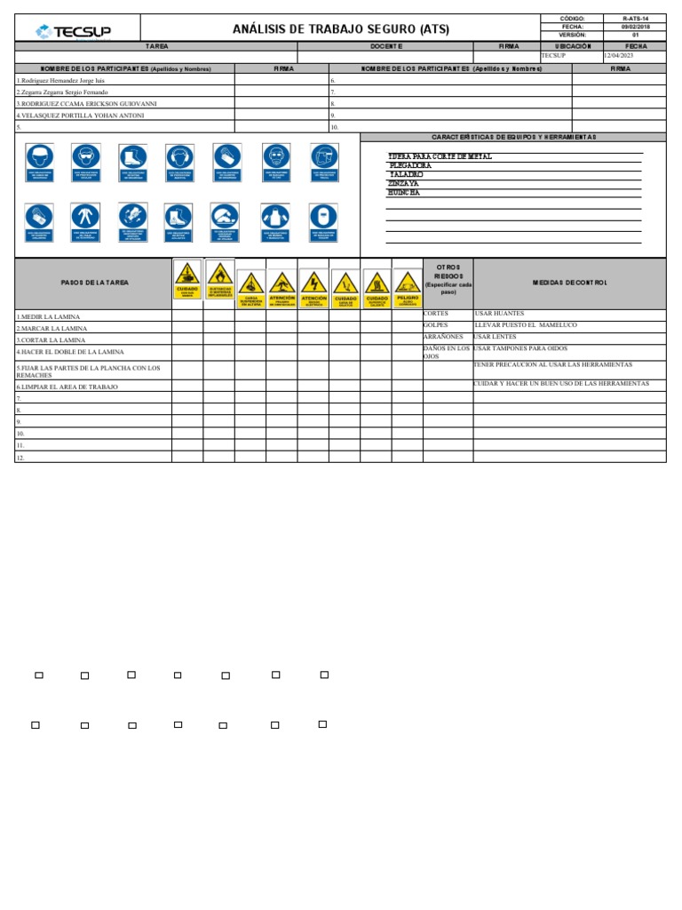 Registro - ATS-2-1-1 | PDF
