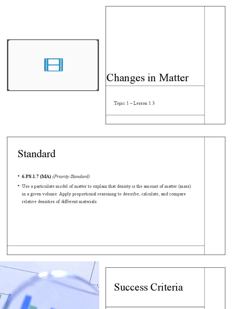 Changes in Matter Answers | PDF | Heat | Temperature