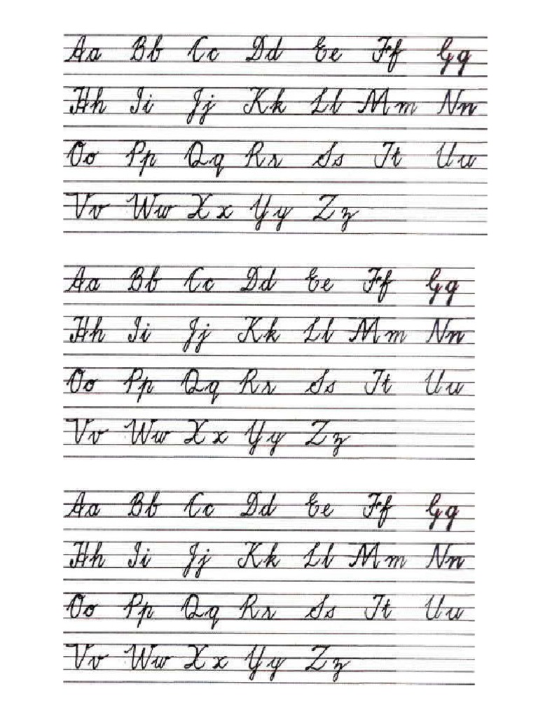 Tulisan Berangkai Tahun 4 | PDF