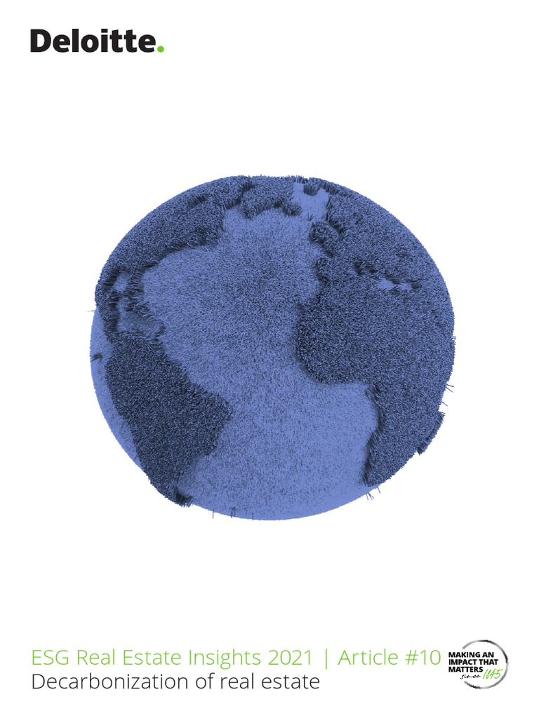 2021 - Deloitte - Esg-Real-Estate-Insights | PDF | Climate Change ...