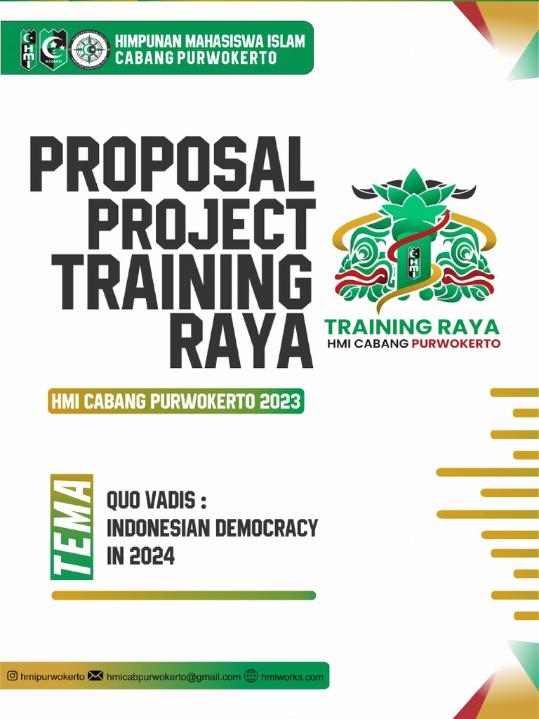 Proposal Training Raya Hmi Cabang Purwokerto | PDF | Indonesia | Medieval Arabic Texts