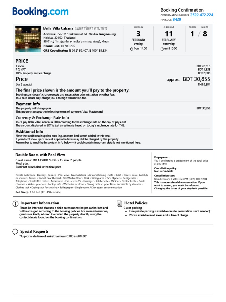 Confirmation Rashed Shesk | PDF