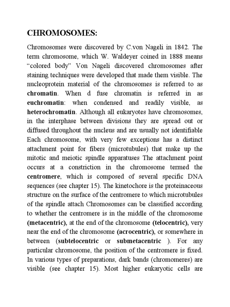 CHROMOSOMES-WPS Office | PDF | Chromosome | Ploidy