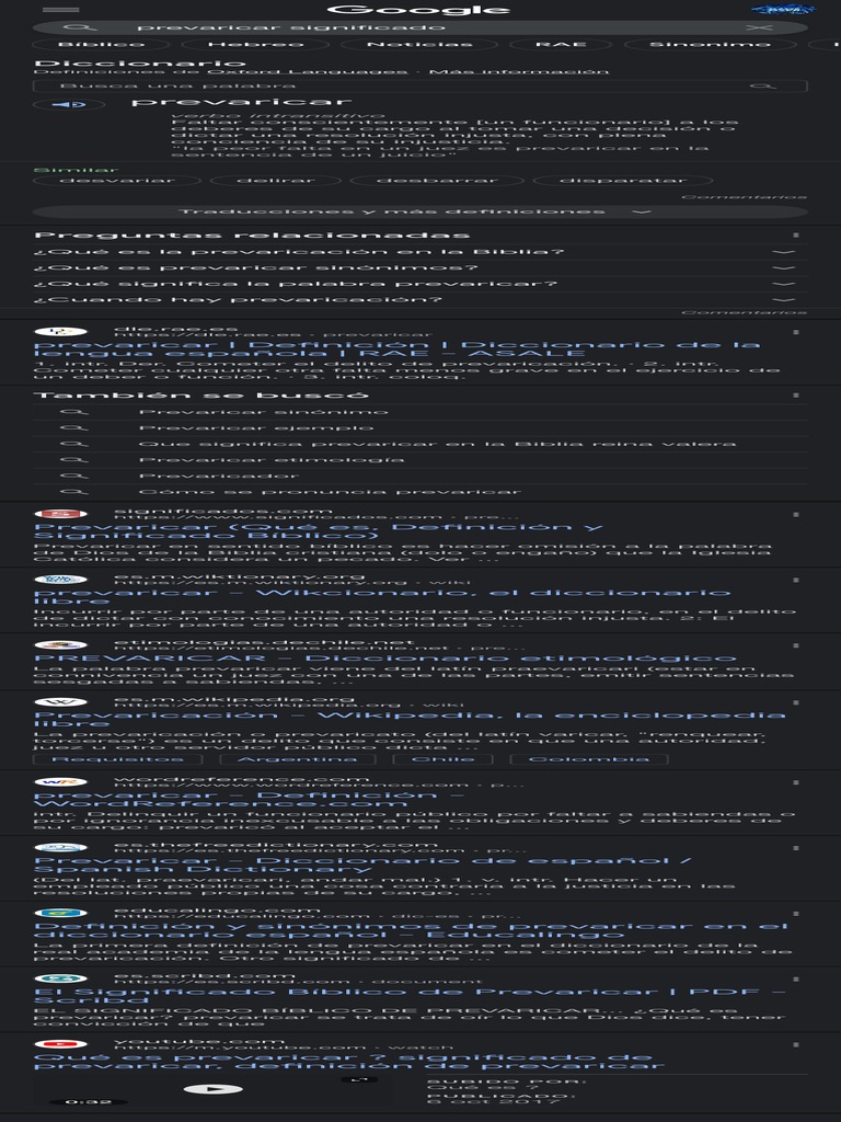 Prevaricar Significado - Buscar Con Google | PDF