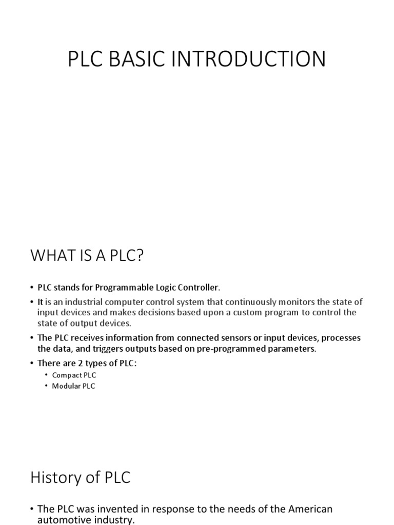 Rev 1 Module2 PLC | PDF | Relay | Programmable Logic Controller