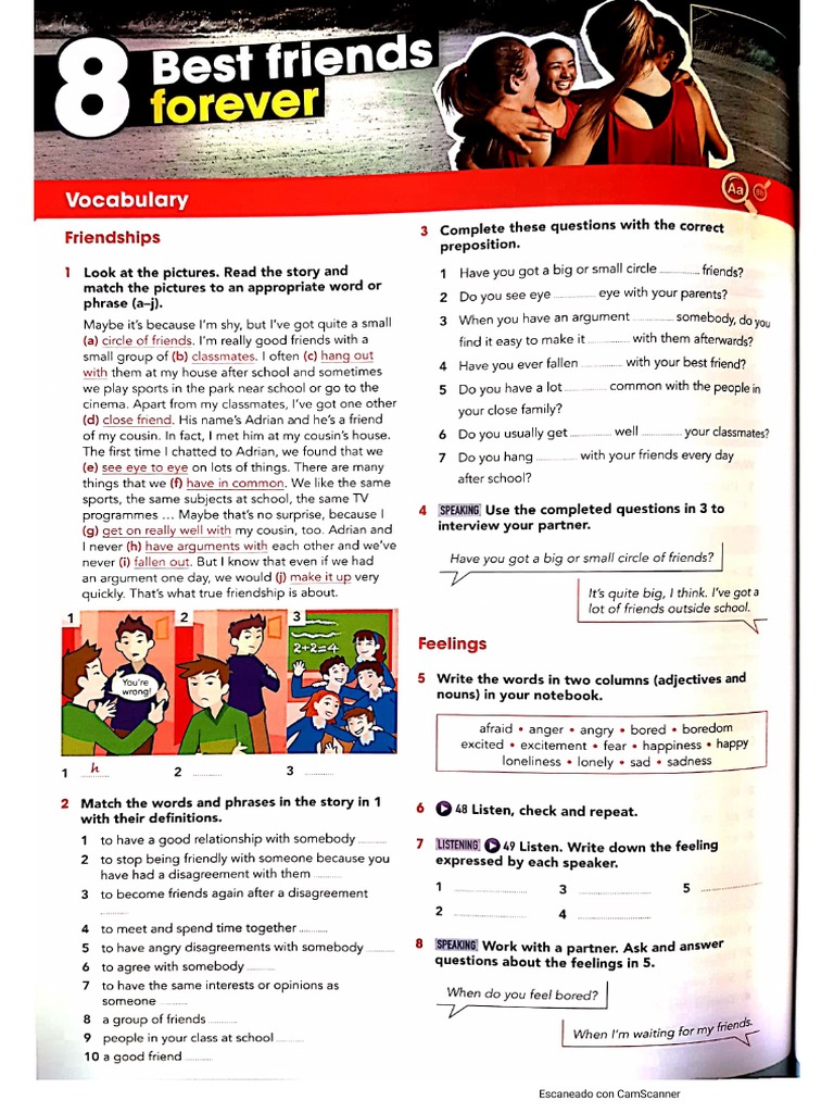 Past Perfect +friendship | PDF