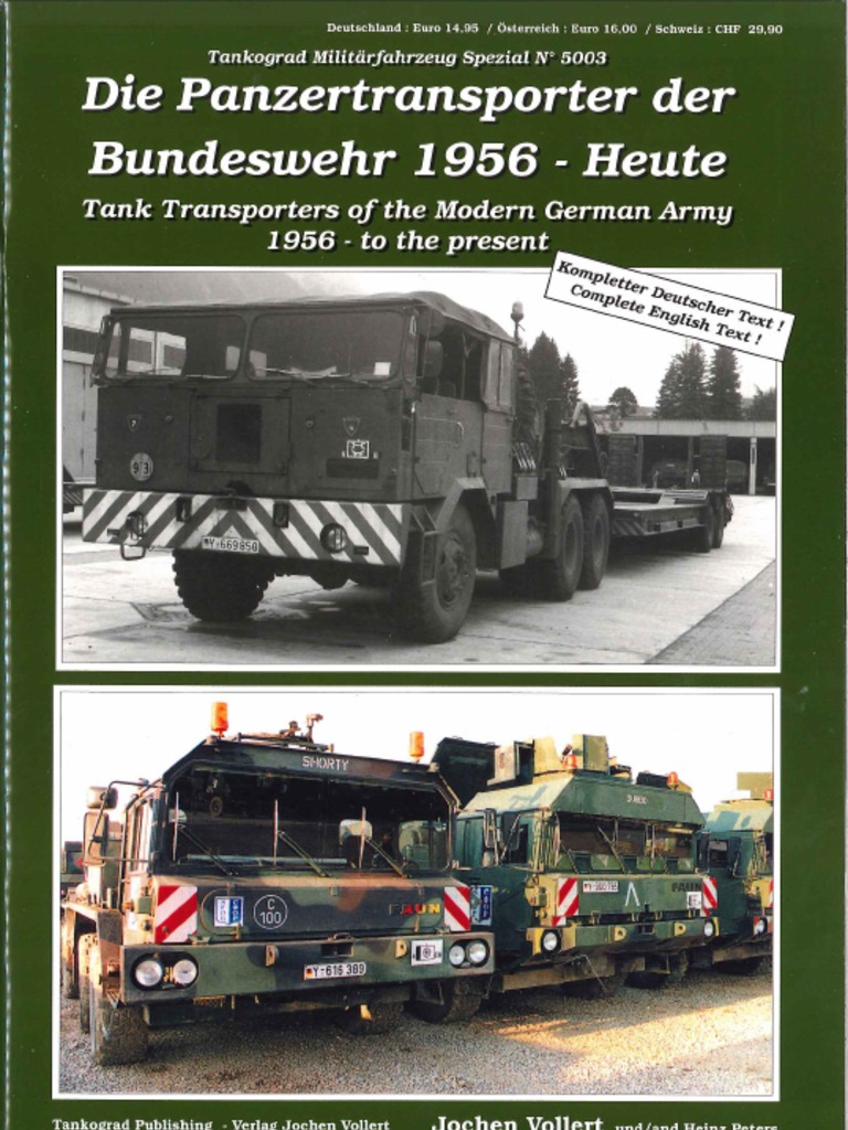 Tankograd 5003 - Tank Transporters of The Modern German Army 1956 To ...