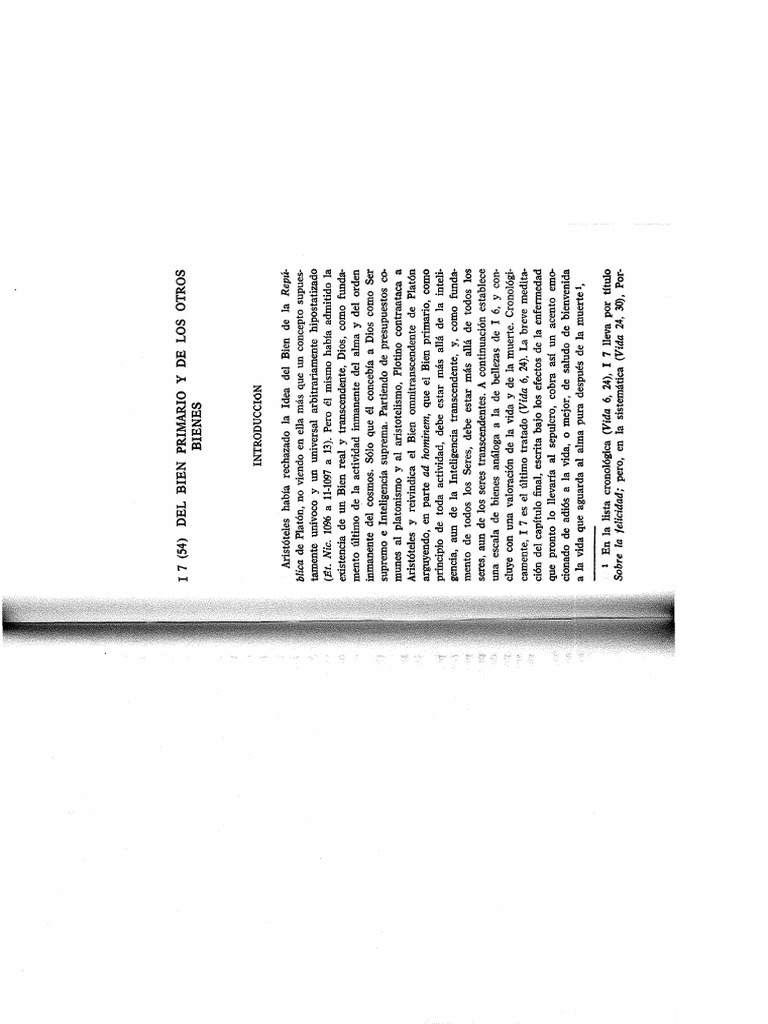 Plotino Eneada I, 7 Gredos | PDF