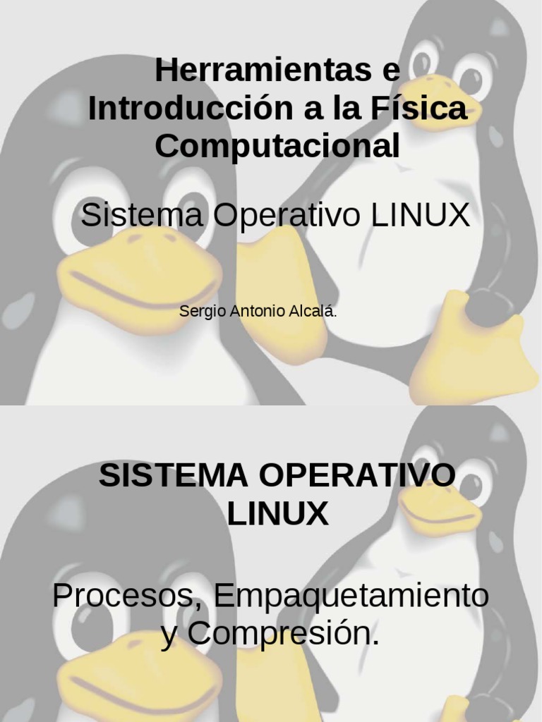 05 LINUX Procesos Empaquetamiento y Compresion | PDF