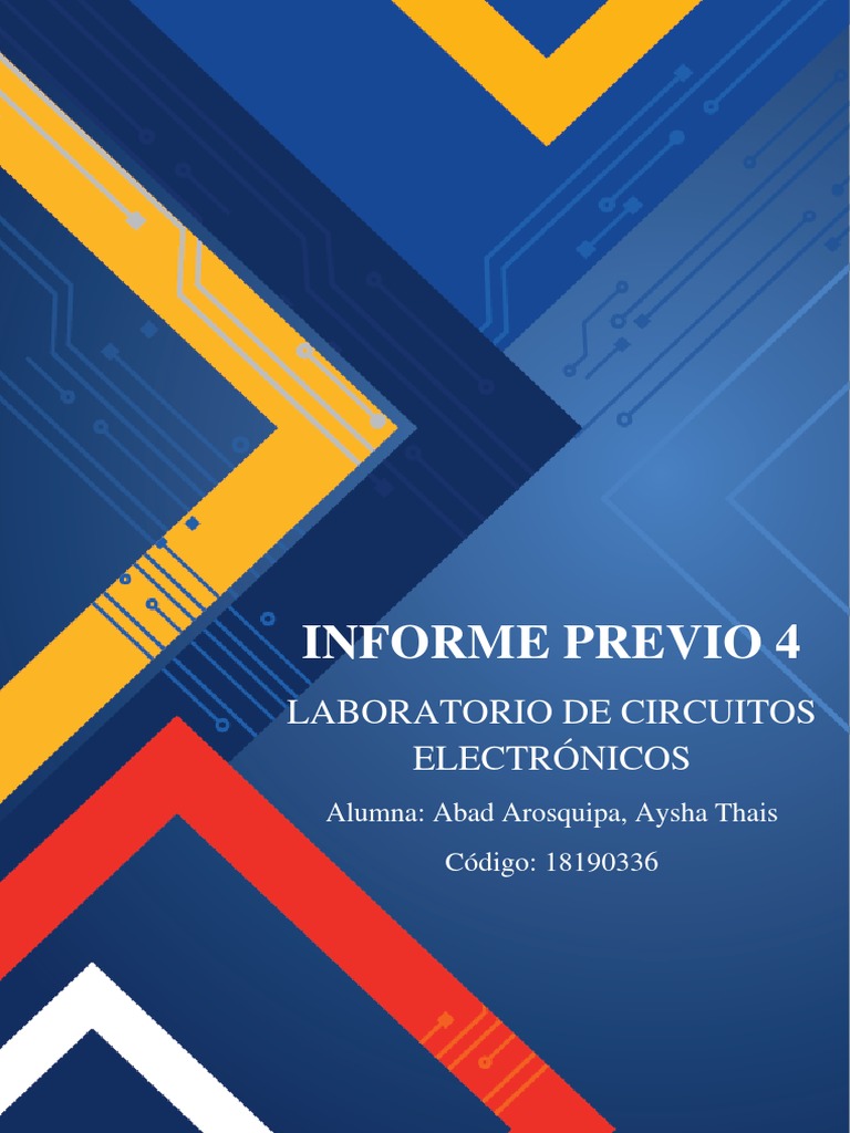 Informe Previo 4 Lab - Circ.electrónicos | PDF