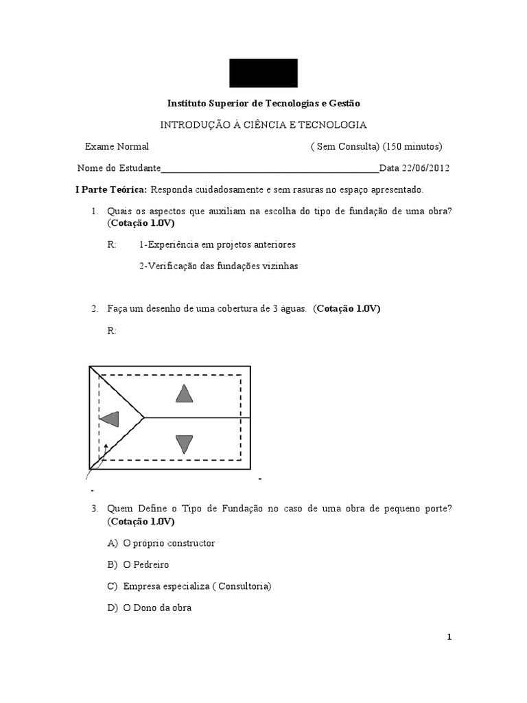 Resolucao Do Exame Normal - TOC - 20120622 - Markanjos - ISTEG | PDF ...