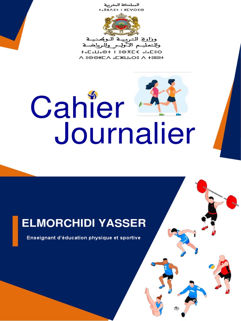 Cahier Journalier Par Yasser PDF | PDF | Exercice physique | Des sports