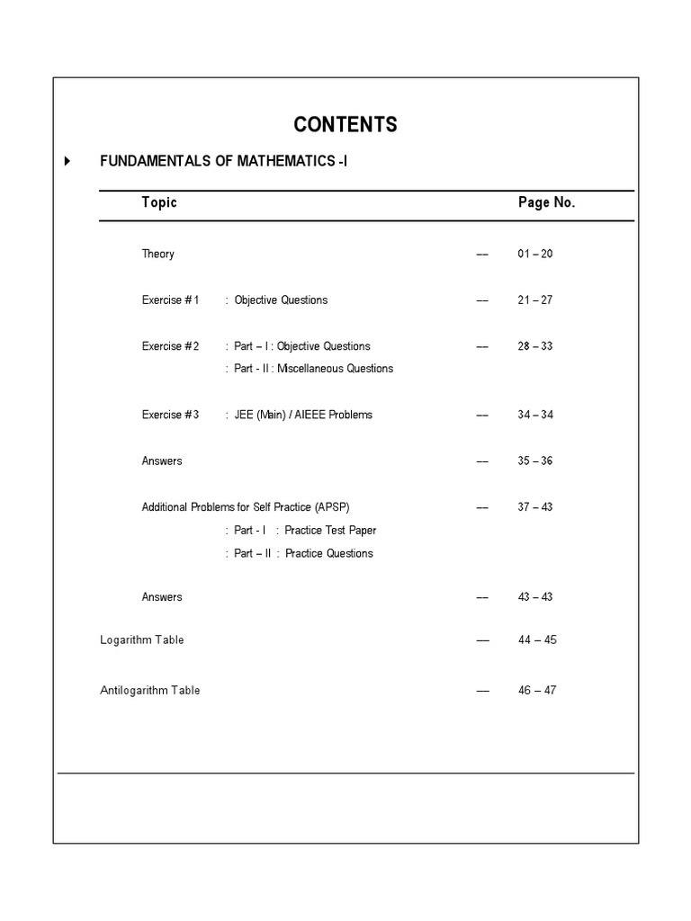 12.fundamental of Mathematics-I | PDF | Set (Mathematics) | Numbers
