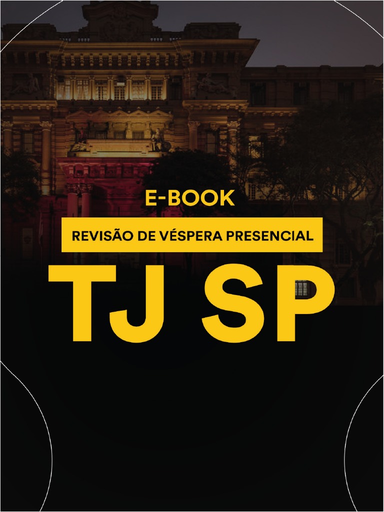 E Book Revisao de Vespera Presencial TJ SP | PDF
