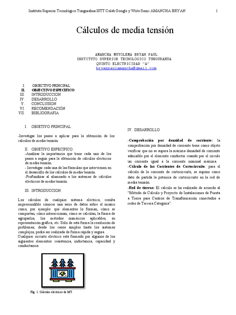 Circuitos MT BP | PDF | Corriente eléctrica | voltaje