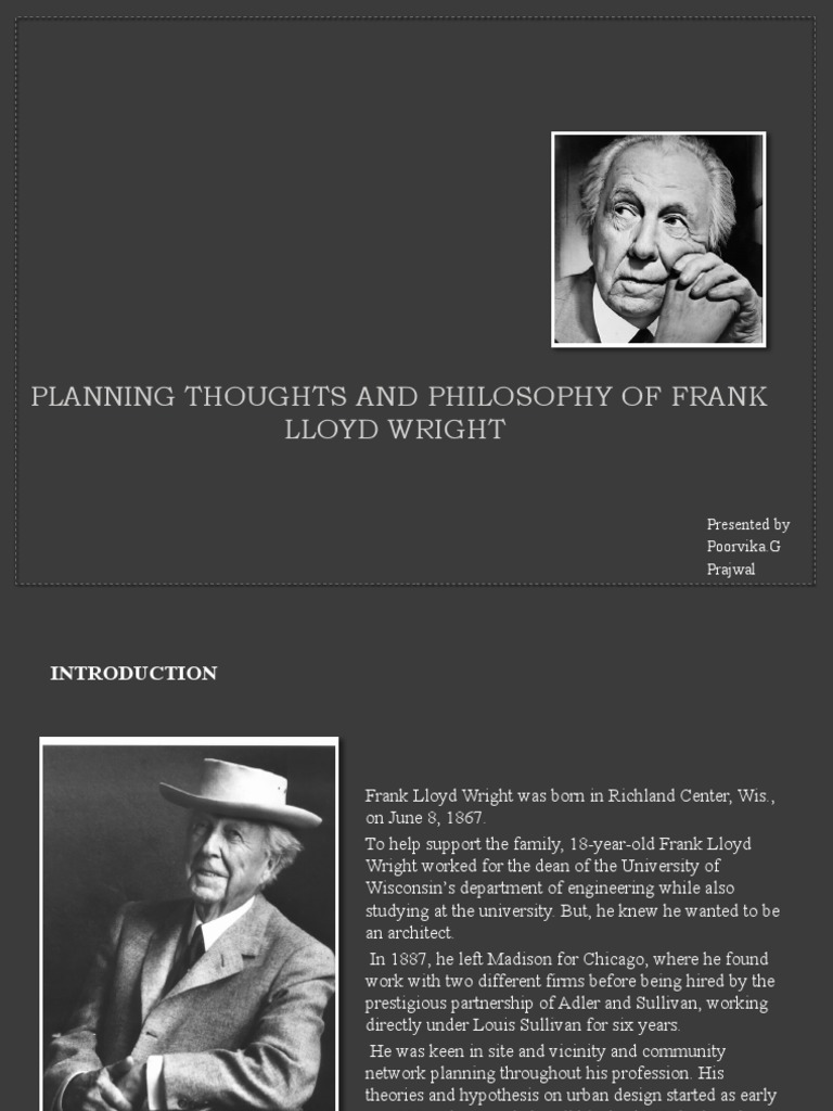 Frank Lloyd Wright's Design Philosophy | PDF