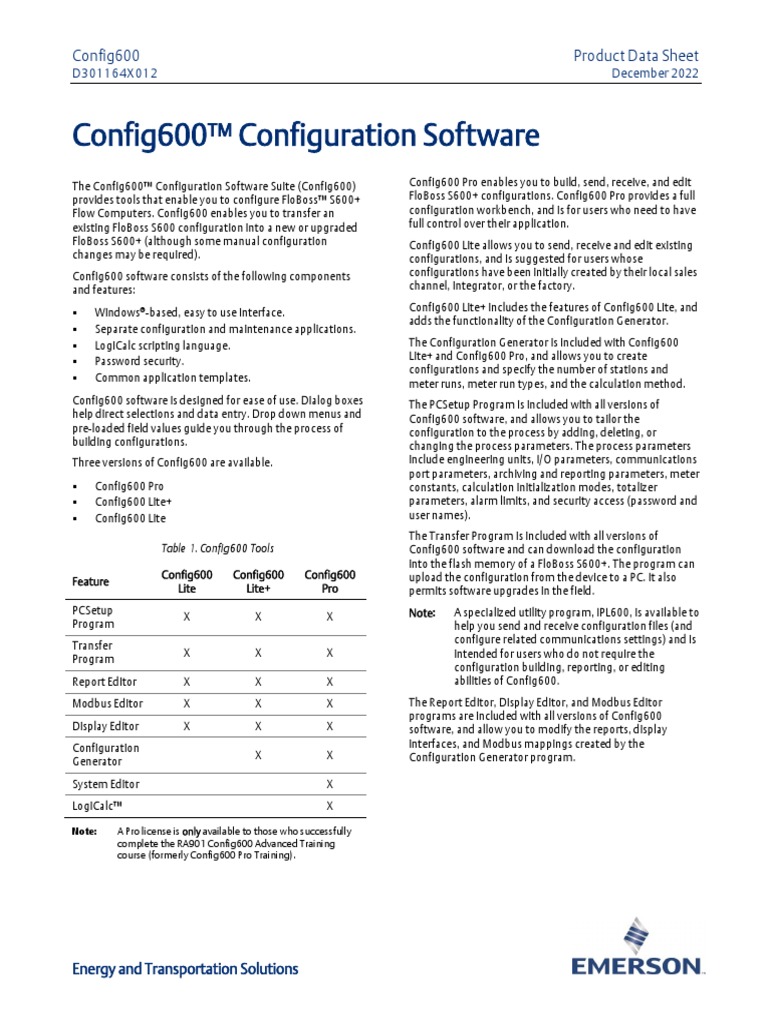 Config600 Configuration Software en 132390 | PDF | 64 Bit Computing ...