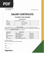 Xero Payslip Template | PDF