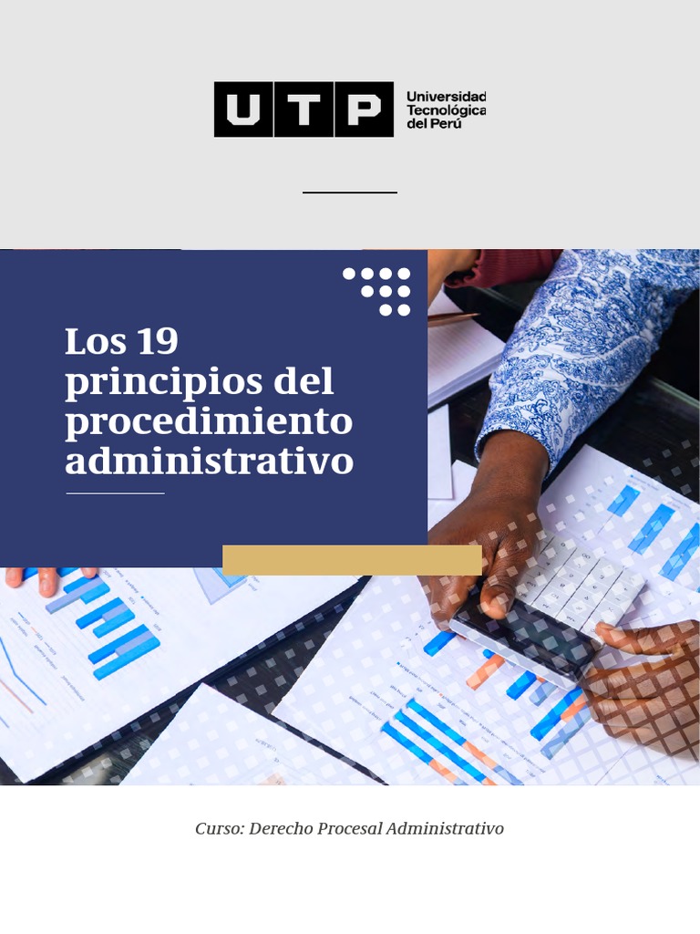 Semana 8 - PDF - Los 19 Principios Del Procedimiento Administrativo | PDF | Ley procesal | Justicia