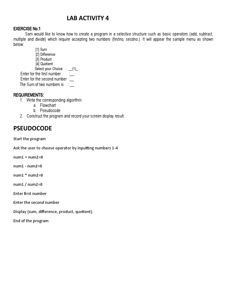 Lab Activity 4 - Lapada | PDF | Technology & Engineering Lab Activity 4 - Lapada | PDF | Technology & Engineering