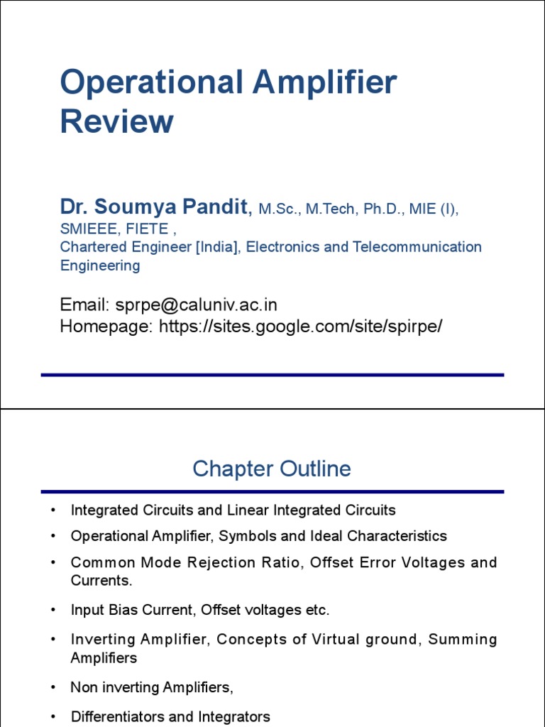 OPAMP Circuits 741C | PDF