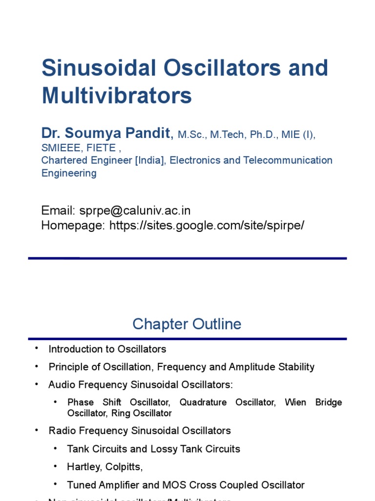 Oscillators ECE | PDF