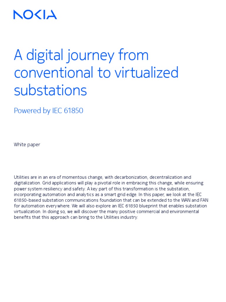 Nokia IEC 61850 White Paper En-1 | PDF