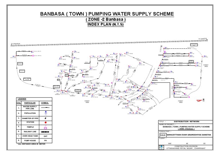 BANBASA TOWN WATER SUPPLY LAYOUT ZONE - 2 - Model | PDF