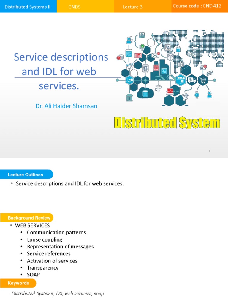 Lecture 3 Pdf Web Service Xml