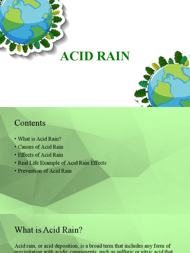 Acid Rain | PDF | N Ox | Sulfur Dioxide