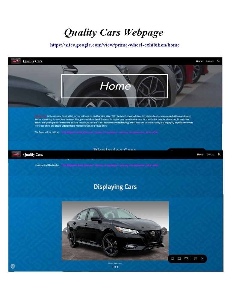 Webpage Design SBA 2024 | PDF