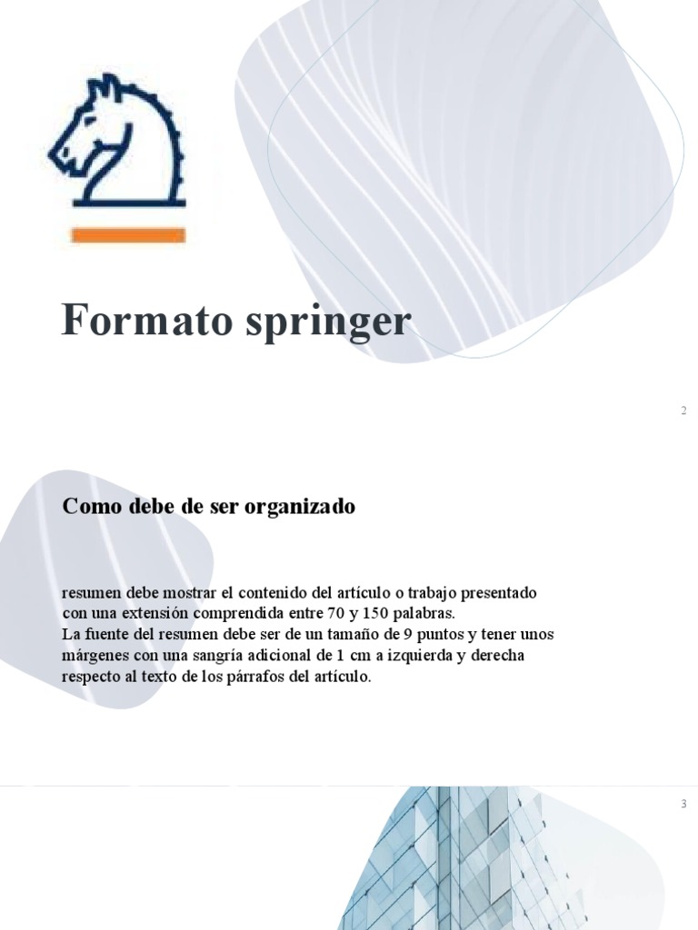 Formato Springer | PDF