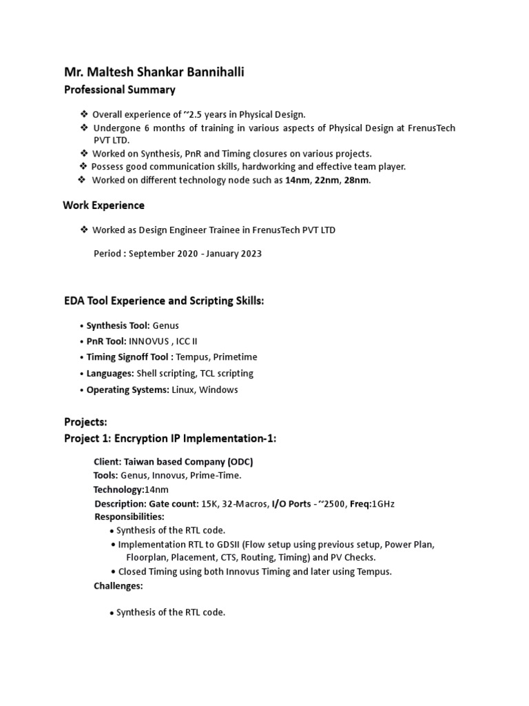 PD CV | PDF