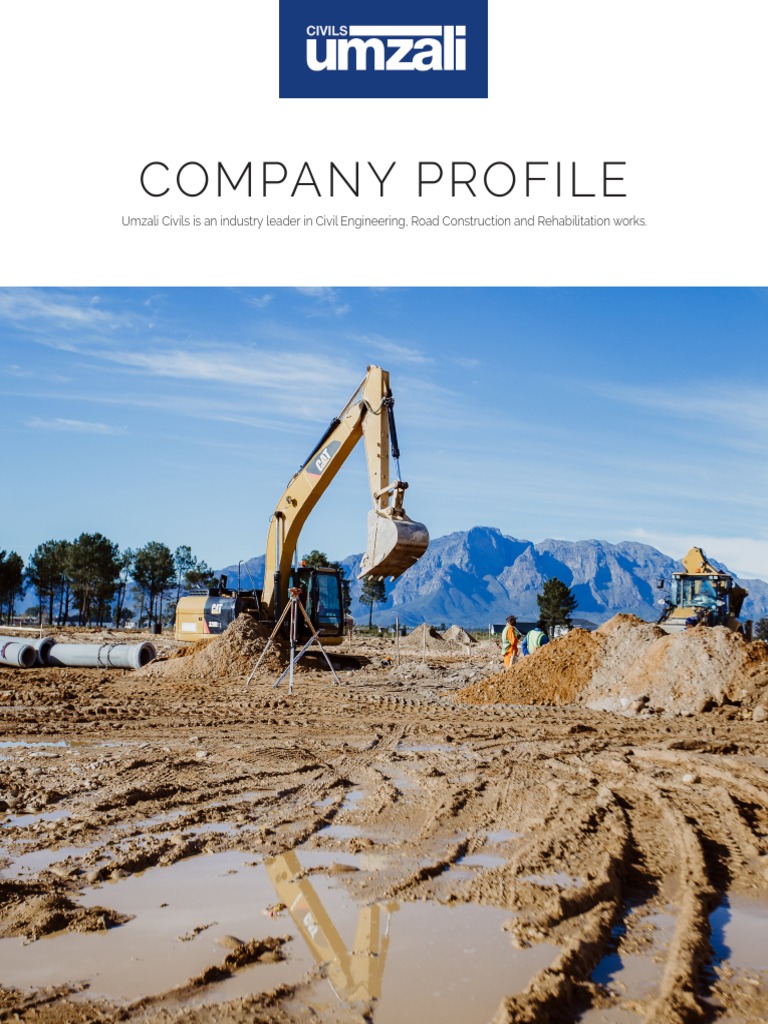 Umzali Civils Company Profile Final | PDF | Occupational Safety And ...
