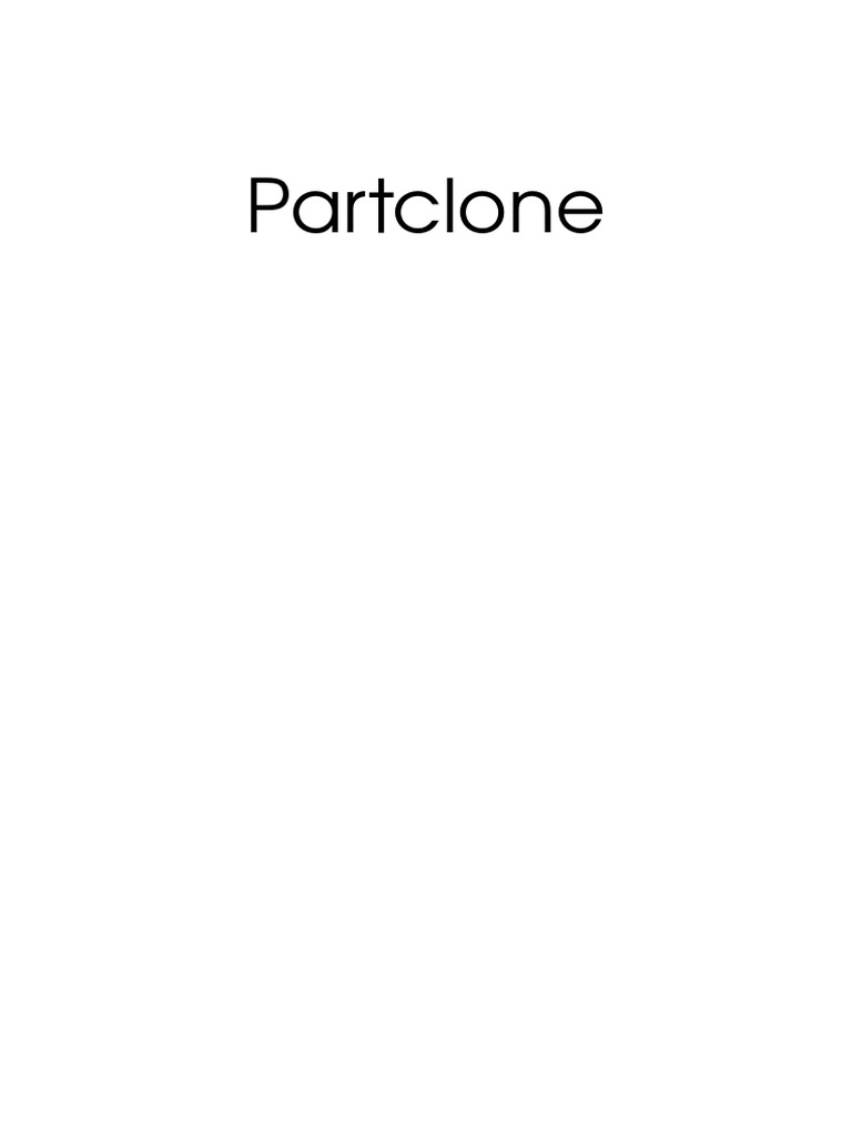 Partclone | Descargar gratis PDF | Software | Software del sistema