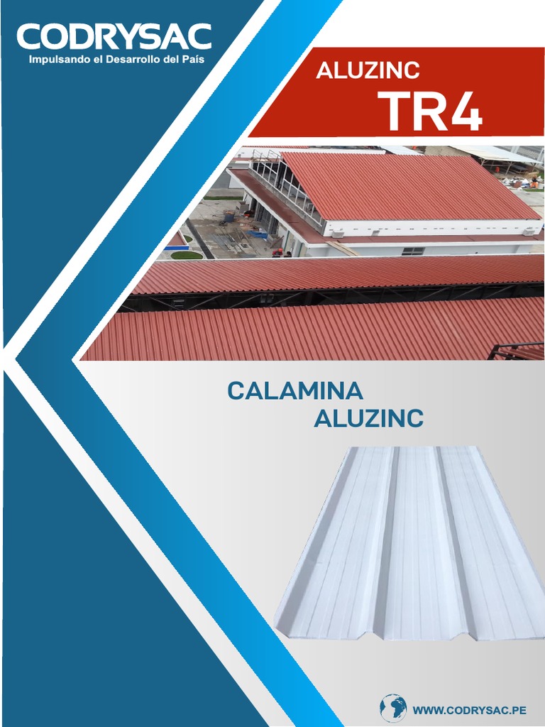 Calamina Aluzinc TR4 | PDF | Química | Ingeniero civil
