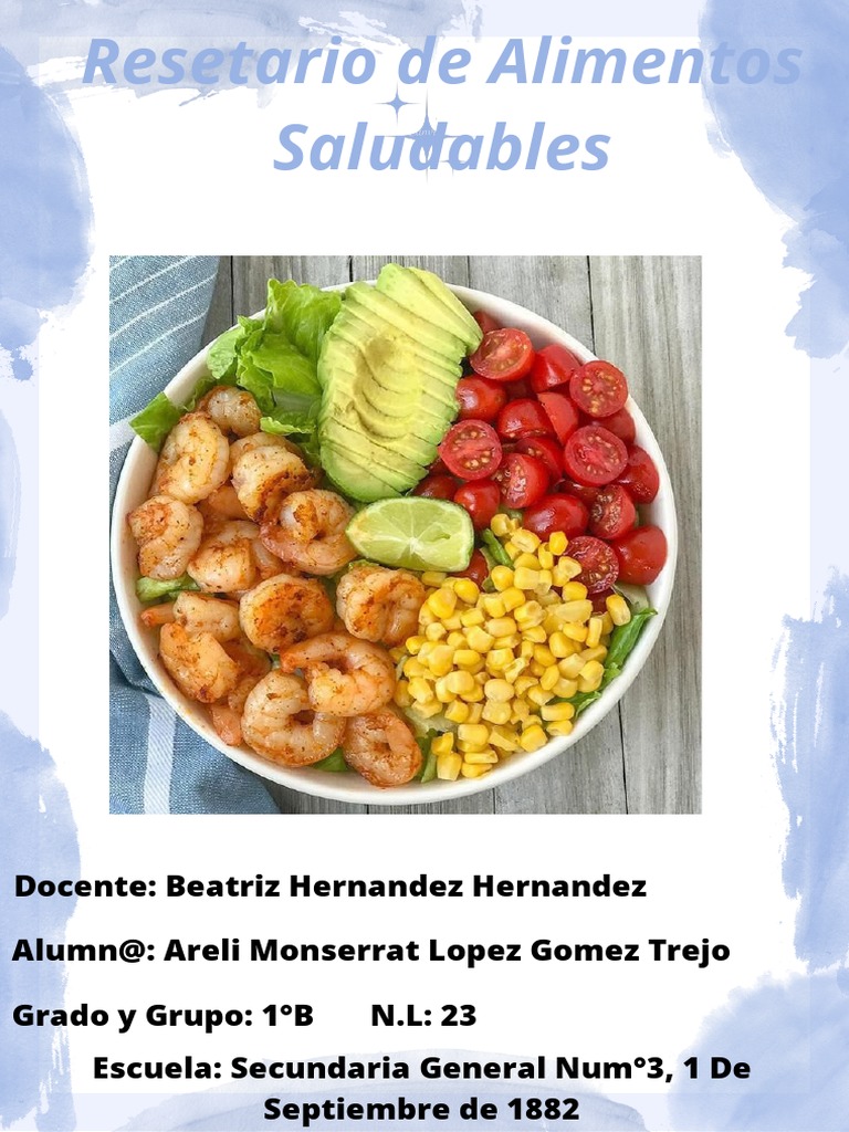 Resetario de Alimentos Saludables | PDF | Maíz | Cocina norteamericana